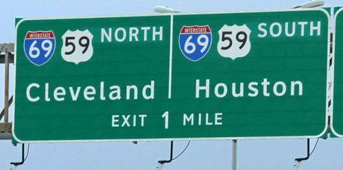 Interstate 69 Signs Are Up -- Now Officially in Houston - Traffic and ...