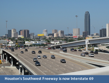 Southwest Freeway Now Interstate 69